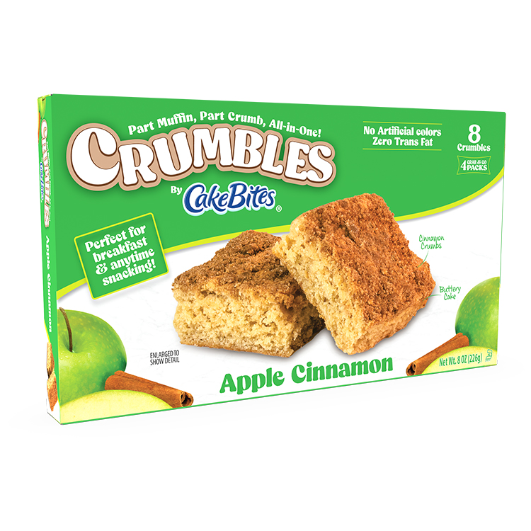 Apple Cinnamon Crumbles – The Original CakeBites